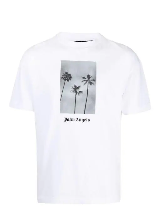 Palm Angels Boulevard Print T-shirt - White