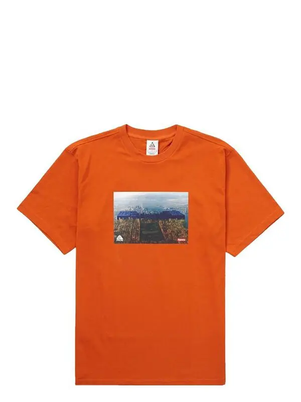 Supreme Nike Acg Grid Tee Shirt - Orange