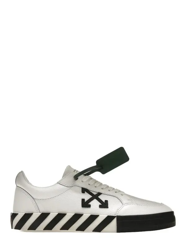 Off-White Vulc Low Leather Sneakers - White/black