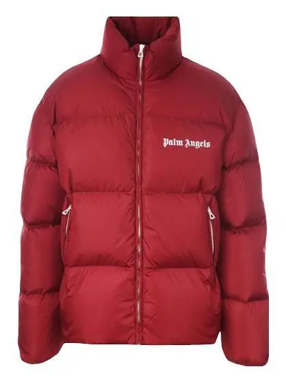 Palm Angels Classic Down Track Jacket - Red/white