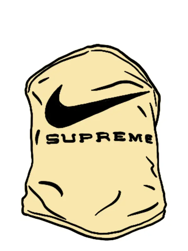 Supreme Nike Neck Warmer - Pale Yellow
