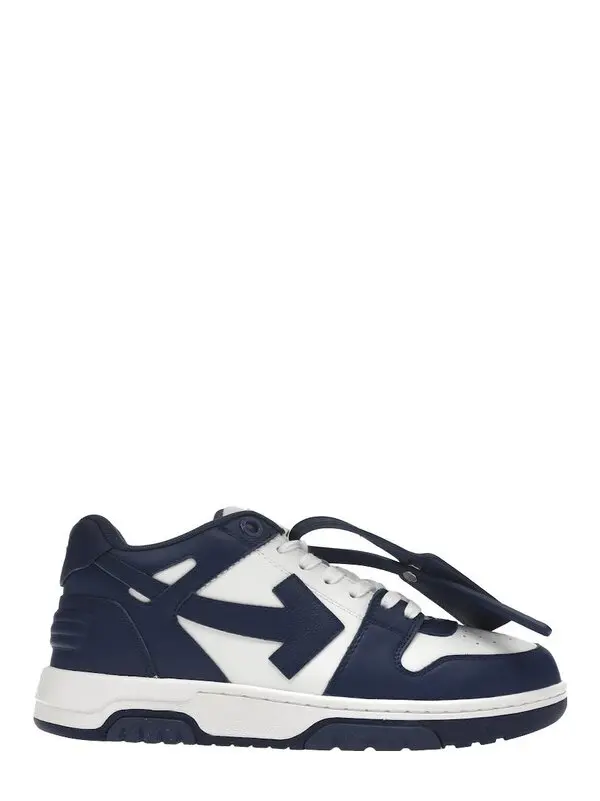 Off-White Out Of Office Ooo Low Top Sneakers - Dark Blue/white