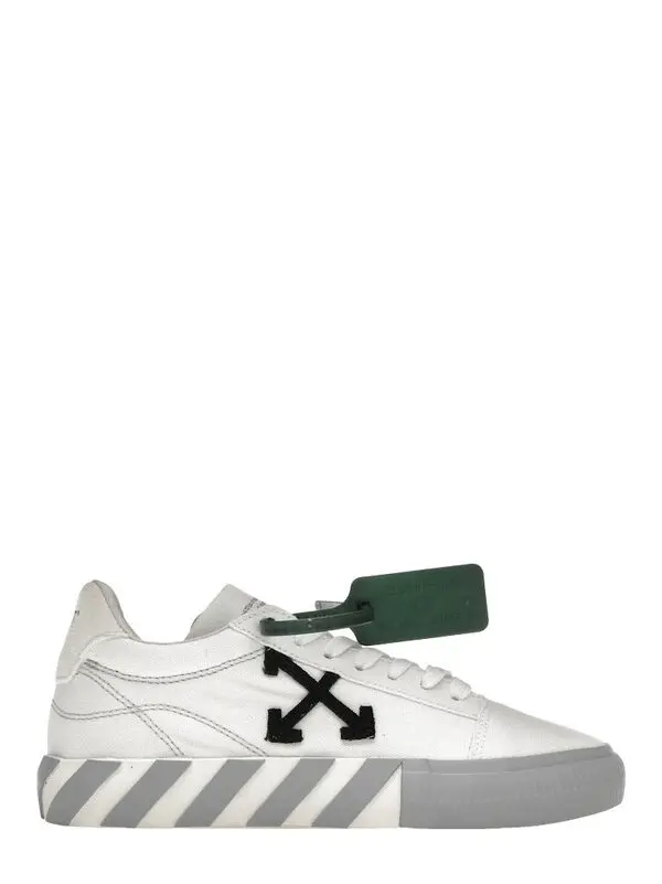 Off-White Off Vulc Low Sneakers - White/black/grey