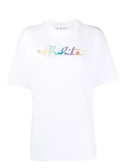 Off-White Rainbow Tomboy T-shirt - White