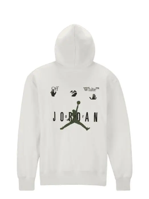 Off-White X Jordan Hoodie - White