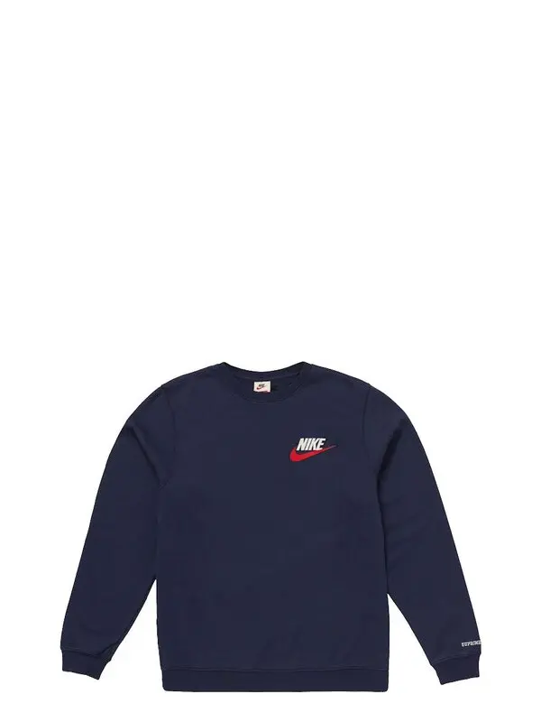 Supreme X Nike Crewneck Sweatshirt - Navy Blue