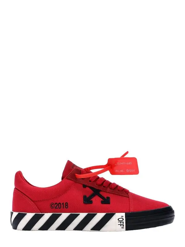 Off-White Vulc Low Top Sneakers - Red/black