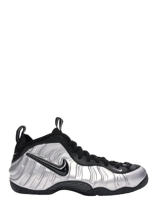 Nike Foamposite Pro Sneakers - Metallic Silver/black