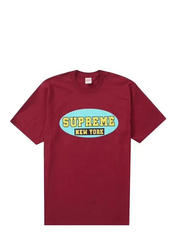Supreme New York Tee Shirt - Cardinal