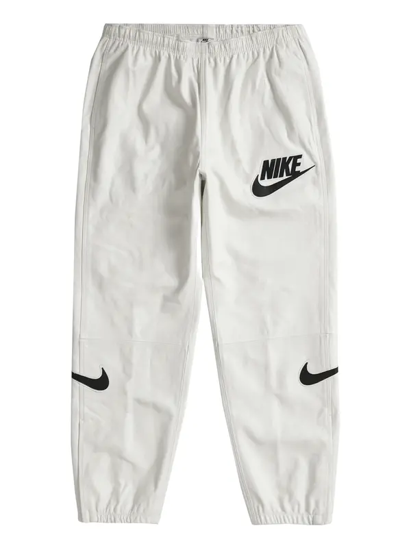 Supreme Nike Leather Warm Up Pant - White