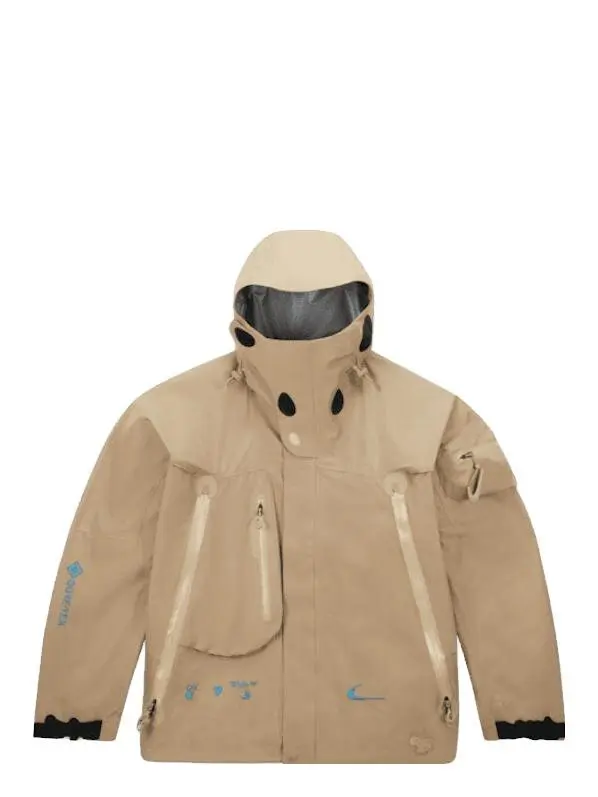 Off-White X Nike Gore-tex Jacket - Beige