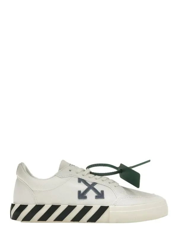 Off-White Off Vulc Low Sneakers - White/navy Blue