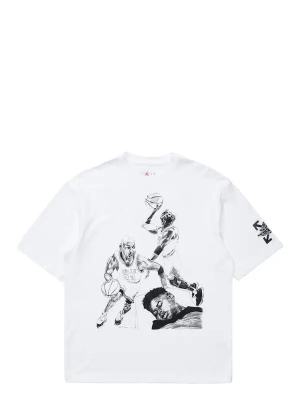 Off-White Off X Jordan Mj T-shirt - White