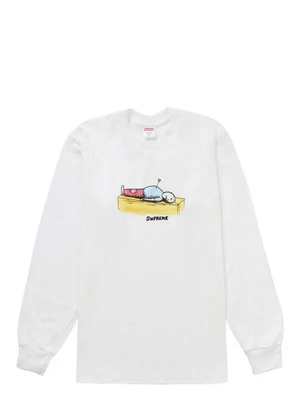 Supreme Neil Blender Arrow Long Sleeve Tee Shirt - White