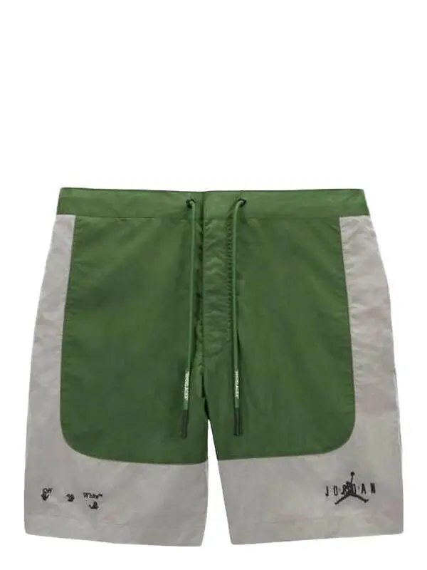 Off-White X Jordan Shorts - Green/grey