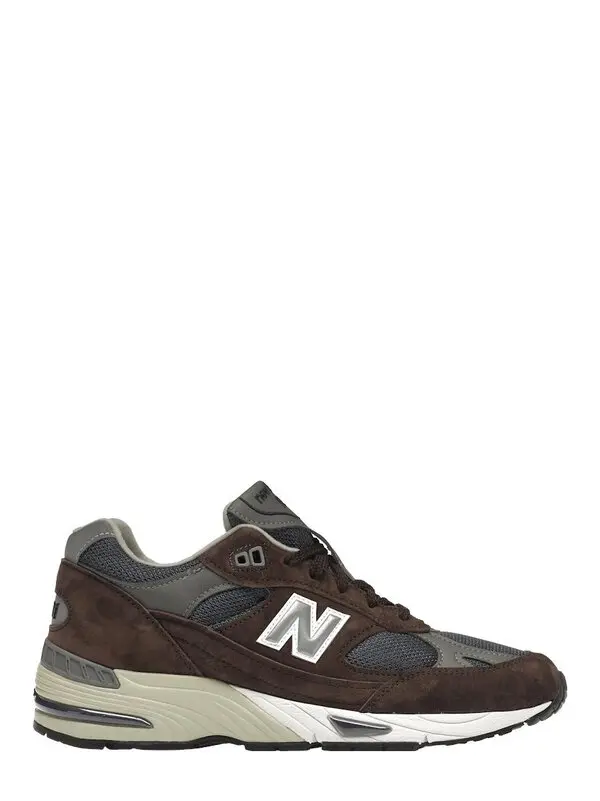 NEW BALANCE 991 Sneakers - Brown/grey/navy Blue