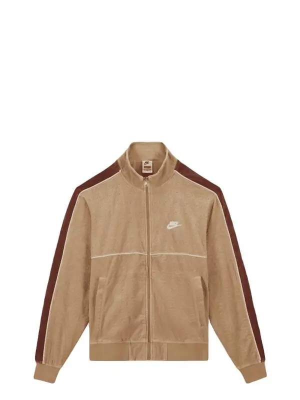 Supreme Nike Velour Track Jacket - Tan