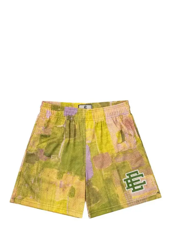 ERIC EMANUEL Ee Basic Short - Yellow Boro Patchwork