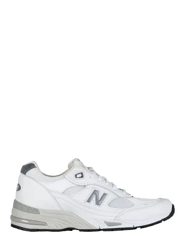 NEW BALANCE 991 Miuk Athletic Sneakers - White/silver/black