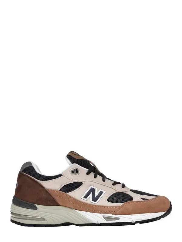 NEW BALANCE 991 Miuk Cappuccino - Dark Brown/tan/navy Blue