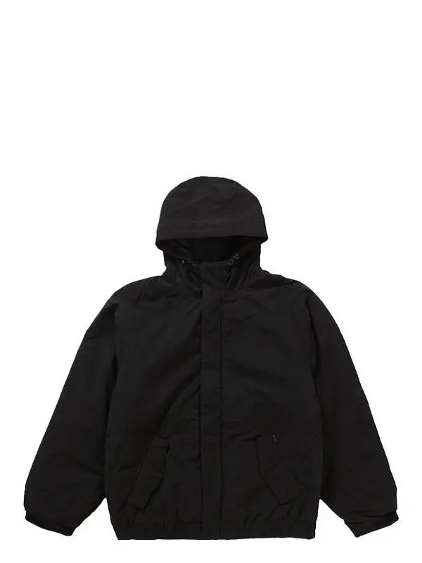 Supreme Needlepoint Hooded Jacket - Black