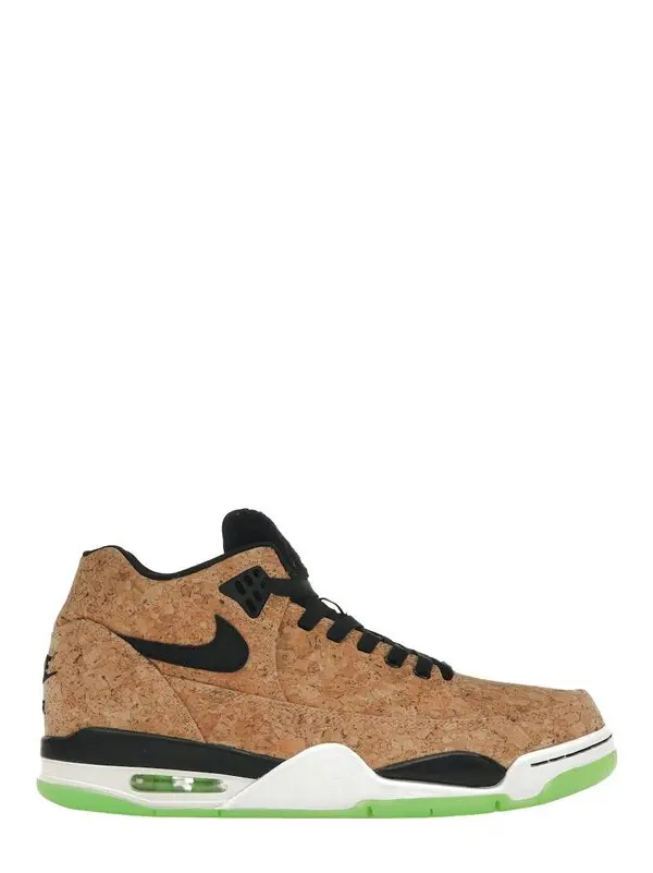 Nike Flight Squad Cork Sneakers - Natural/black/voltage Green