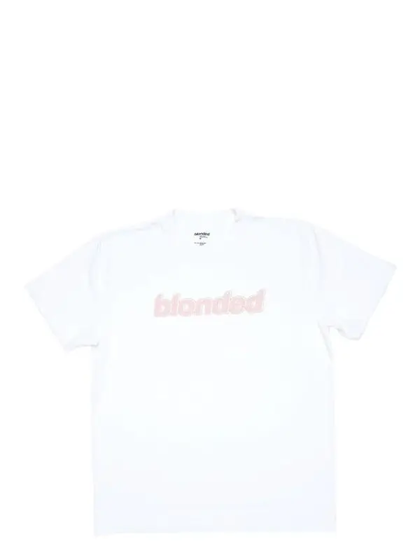 FRANK OCEAN Blonded Logo T-shirt - White/pink