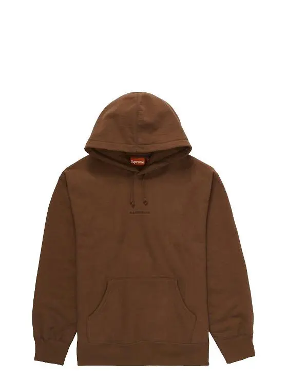 Supreme Number One Hooded Sweatshirt - Dark Brown