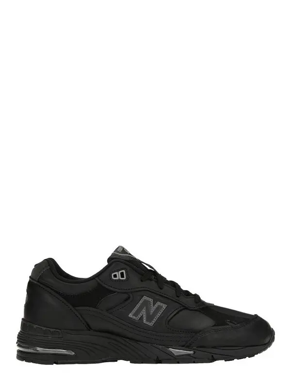 NEW BALANCE 991 Leather Sneakers - Black/grey