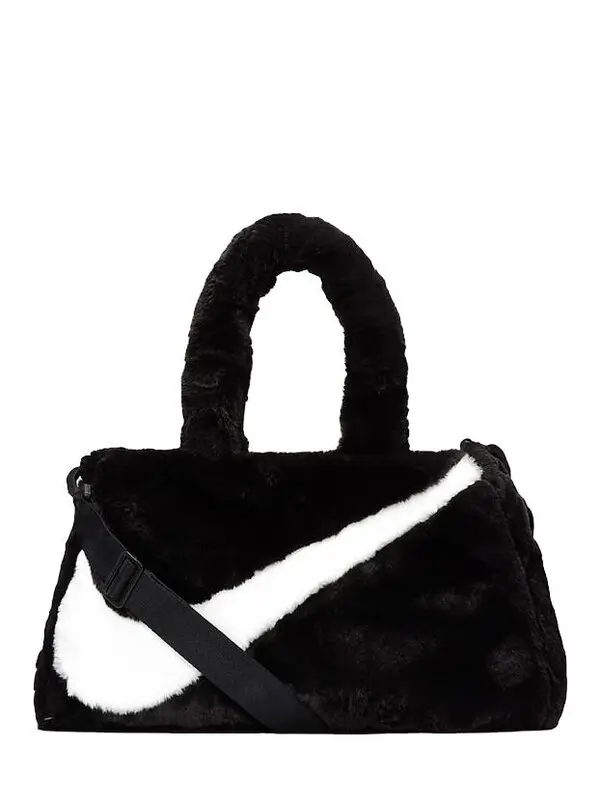 Nike Faux Fur Tote Bag - Black