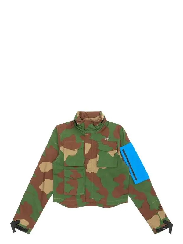 Off-White X Nike Camouflage Jacket - Palm Green