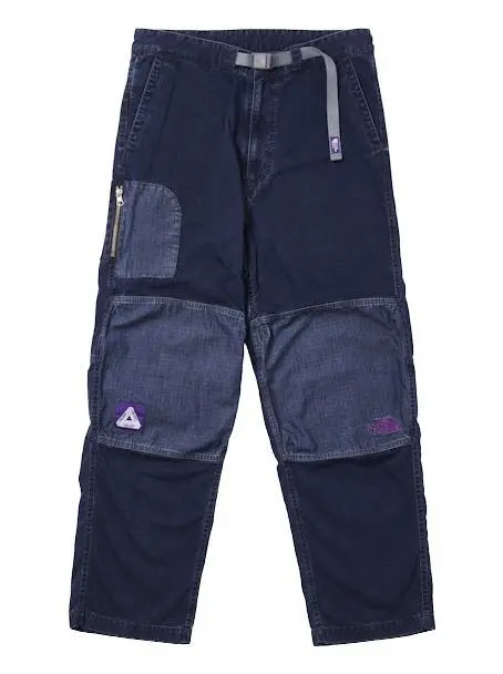 PALACE X The North Face Purple Label Ripstop Mountain Wind Pants - Indigo