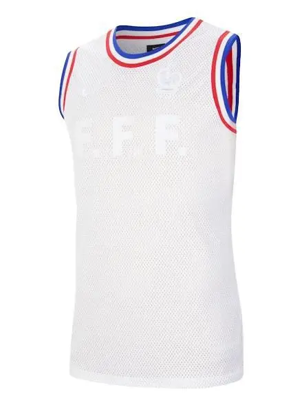 Nike Fff France Sleeveless Jersey - White
