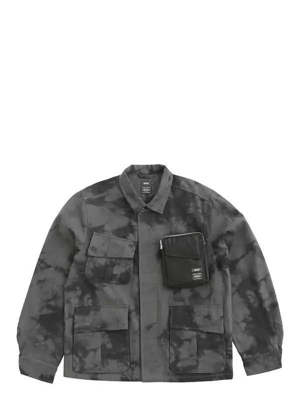 PALACE X Porter Pocket Bag Jacket - Black Wave Dye