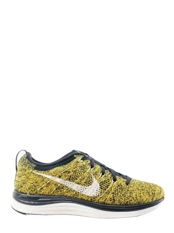 Nike Flyknit Lunar1 Sneakers - Dark Obsidian/laser Orange/sail
