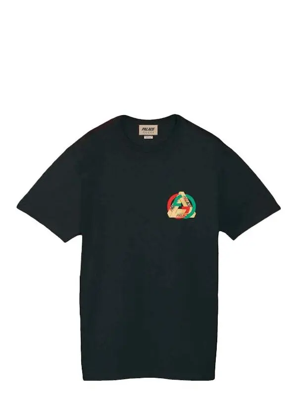 PALACE X Gucci Printed Jersey T-shirt - Black