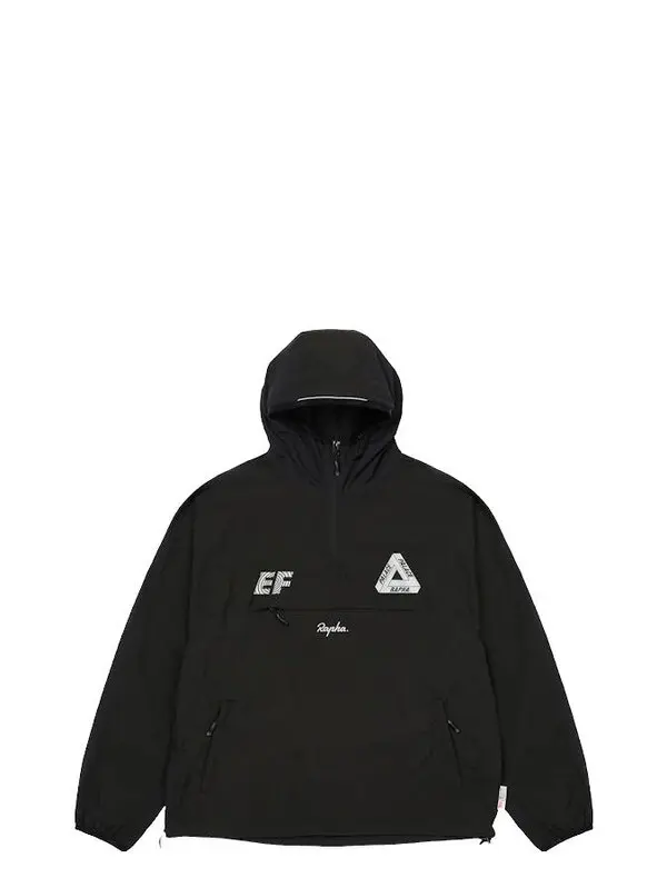 PALACE X Rapha Ef Education First Pullover Jacket - Black