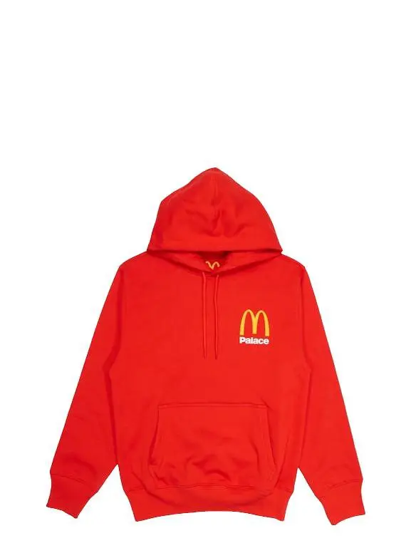 PALACE X Mcdonald's Logo Hood - Red