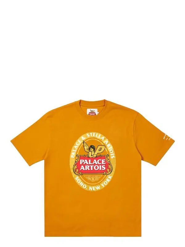 PALACE X Stella Artois Coaster T-shirt - Gold