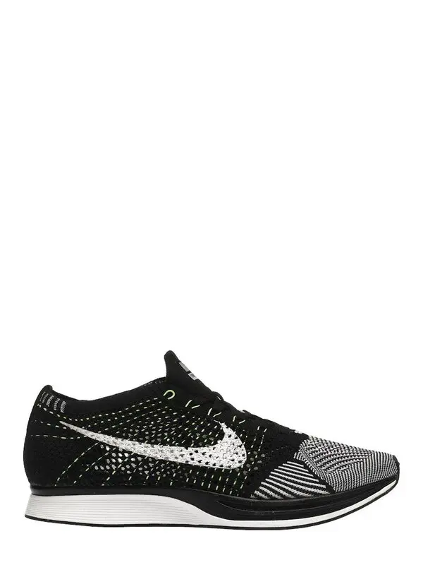Nike Flyknit Racer - Black/white/volt
