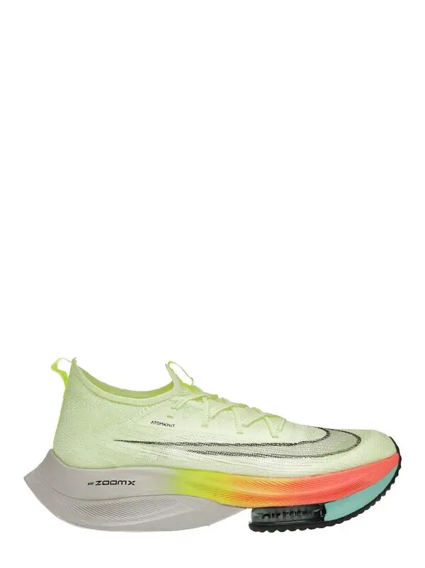 Nike Zoom Alphafly Next% Running Sneakers - Barely Volt/hyper Orange