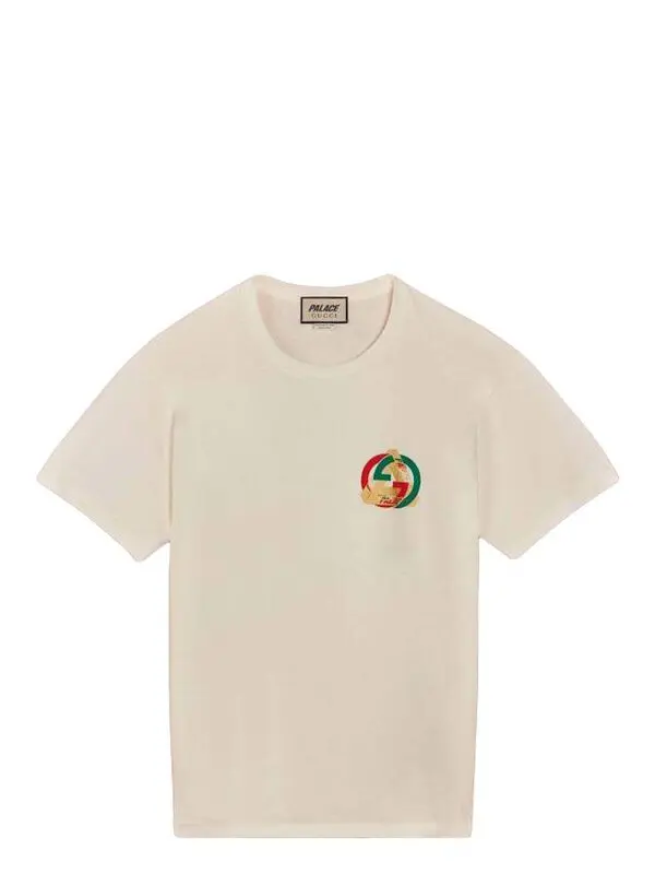 PALACE X Gucci Printed T-shirt - White