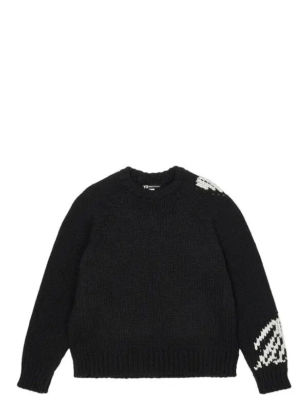 PALACE Y3 Knit Crew - Black