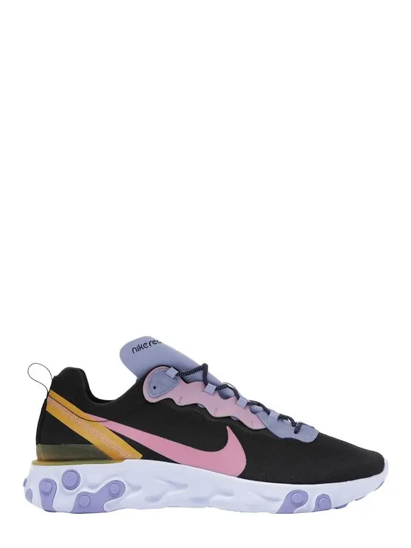 Nike React Element 55 - Black/light Thistle/pollen Rise