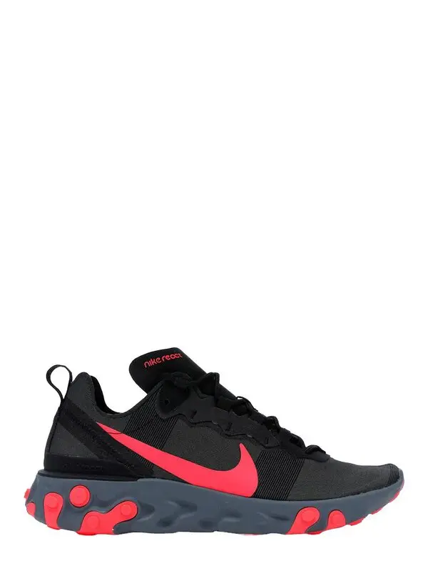 Nike React Element 55 Sneakers - Black/solar Red/cool Grey