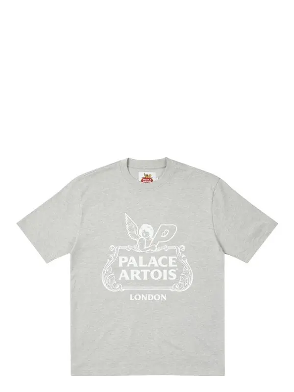 PALACE X Stella Artois Chalice T-shirt - Grey Marl