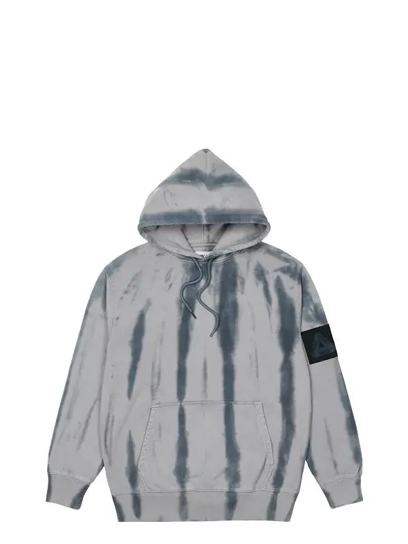 PALACE Zebra Tie Dye Hood - Black