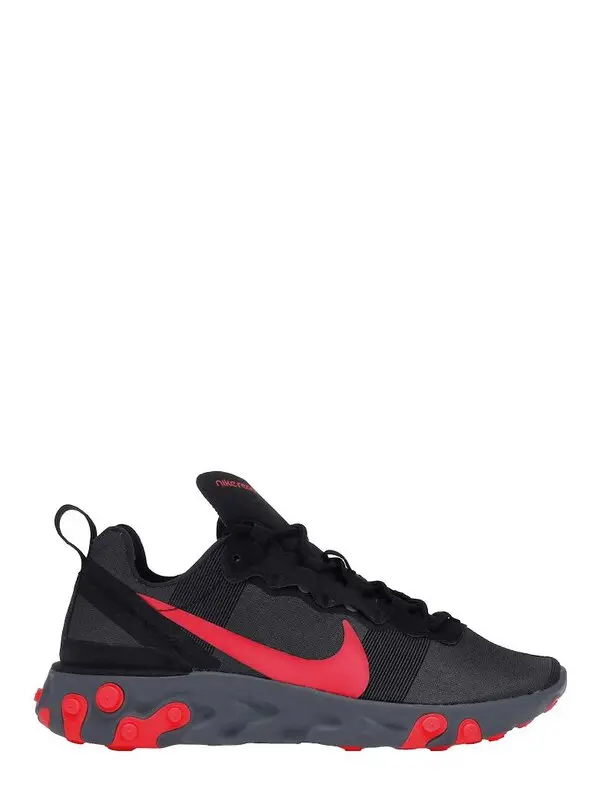 Nike React Element 55 - Black/solar Red/cool Grey