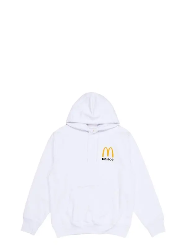 PALACE X Mcdonald's Logo Hood - White