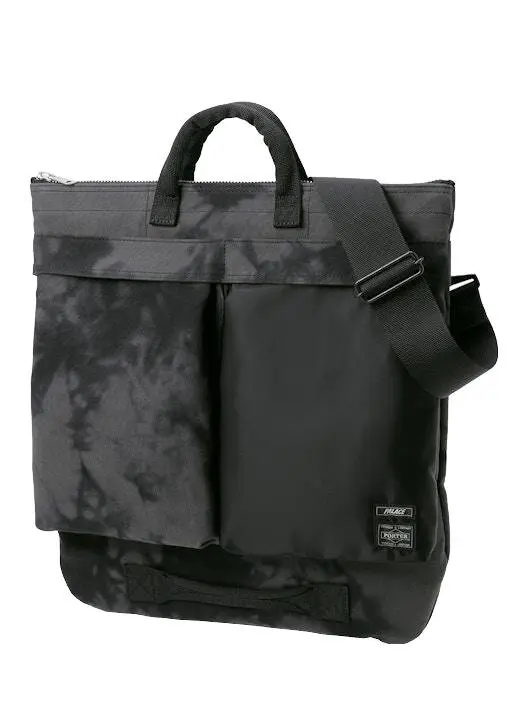 PALACE X Porter 2 Way Helmet Bag - Black Wave Dye